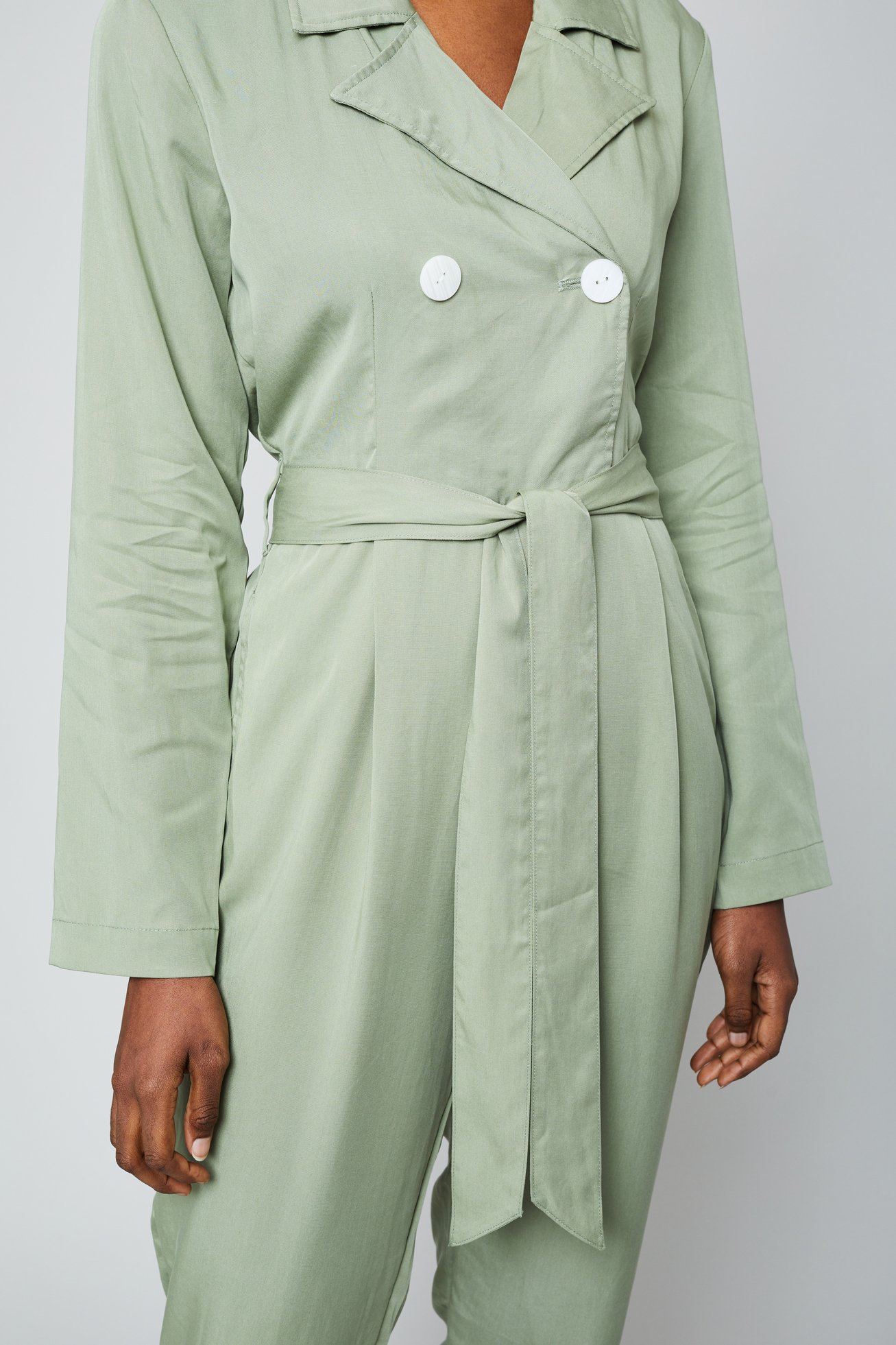 Native Youth The Serena Jumpsuit - Sage | Garmentory