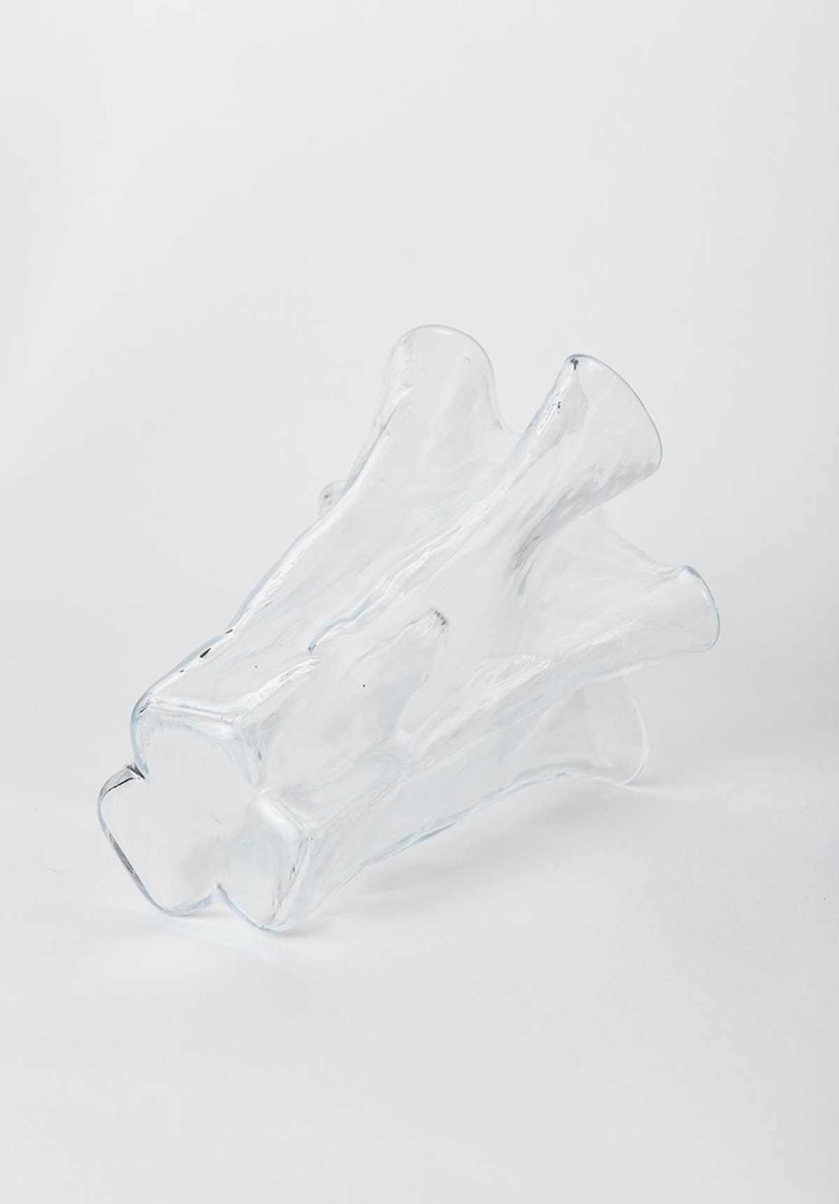 Vintage Folded Glass Vase | Garmentory