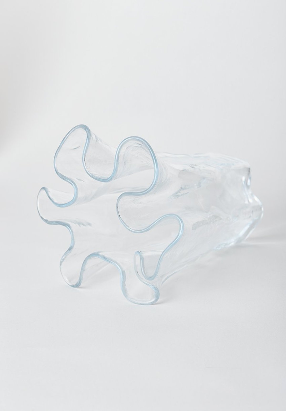 Vintage Folded Glass Vase | Garmentory