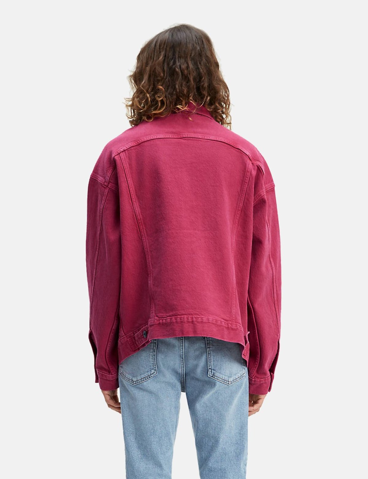 Levi's Made & Crafted Oversized Type III Trucker Jacket - Peacock Pink ...