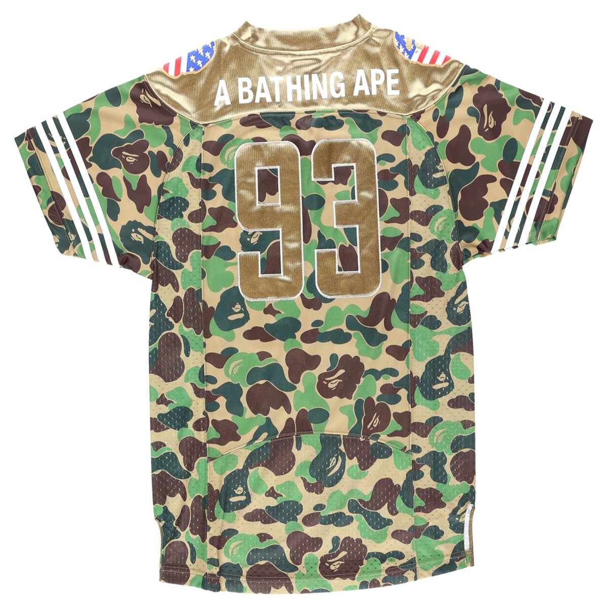 Adidas x Bape Football Jersey - Green Camo | Garmentory