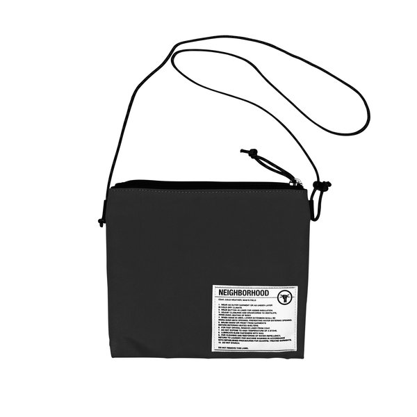 Neighborhood Sacoche Shoulder Bag - BLACK | Garmentory