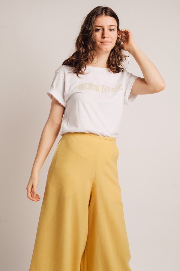 Rachel Mills Organic And Fair Trade Neokind Tee - White | Garmentory