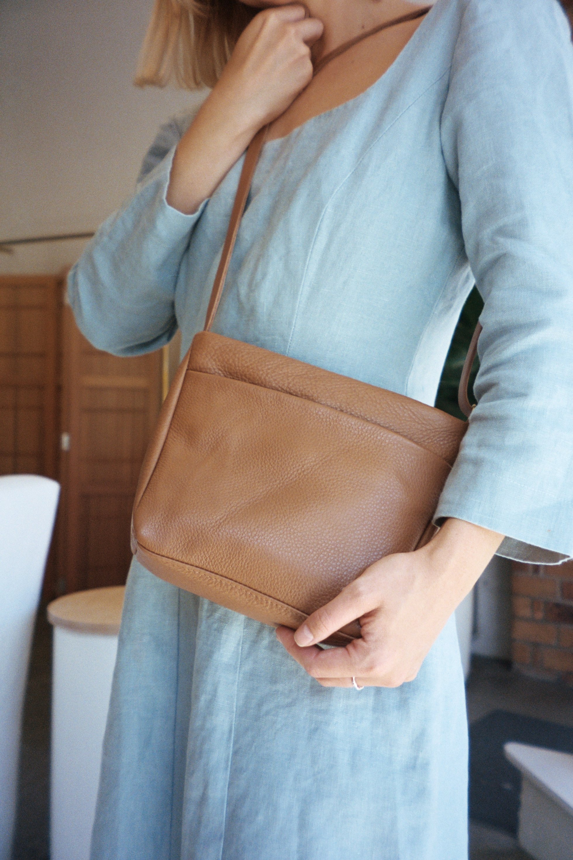 Georgia Jay Ada bag - Nutmeg Pebble | Garmentory