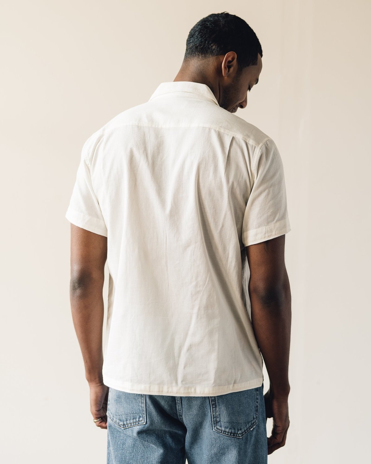 YMC You Must Create Chicano Cat's Meow Shirt - Cream | Garmentory