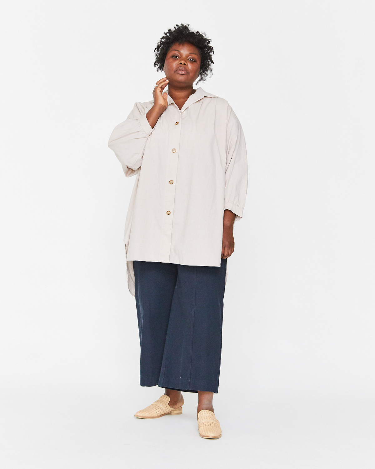 Esby Chelle Oversized Button Down | Garmentory