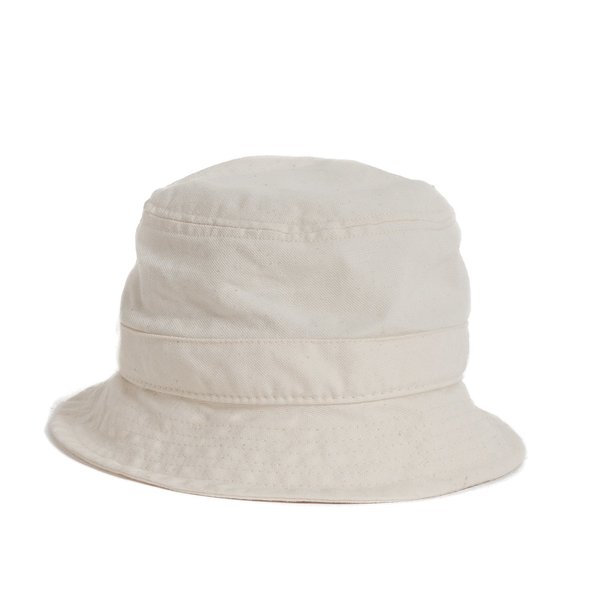 Corridor Canvas Natural Bucket Hat - White | Garmentory