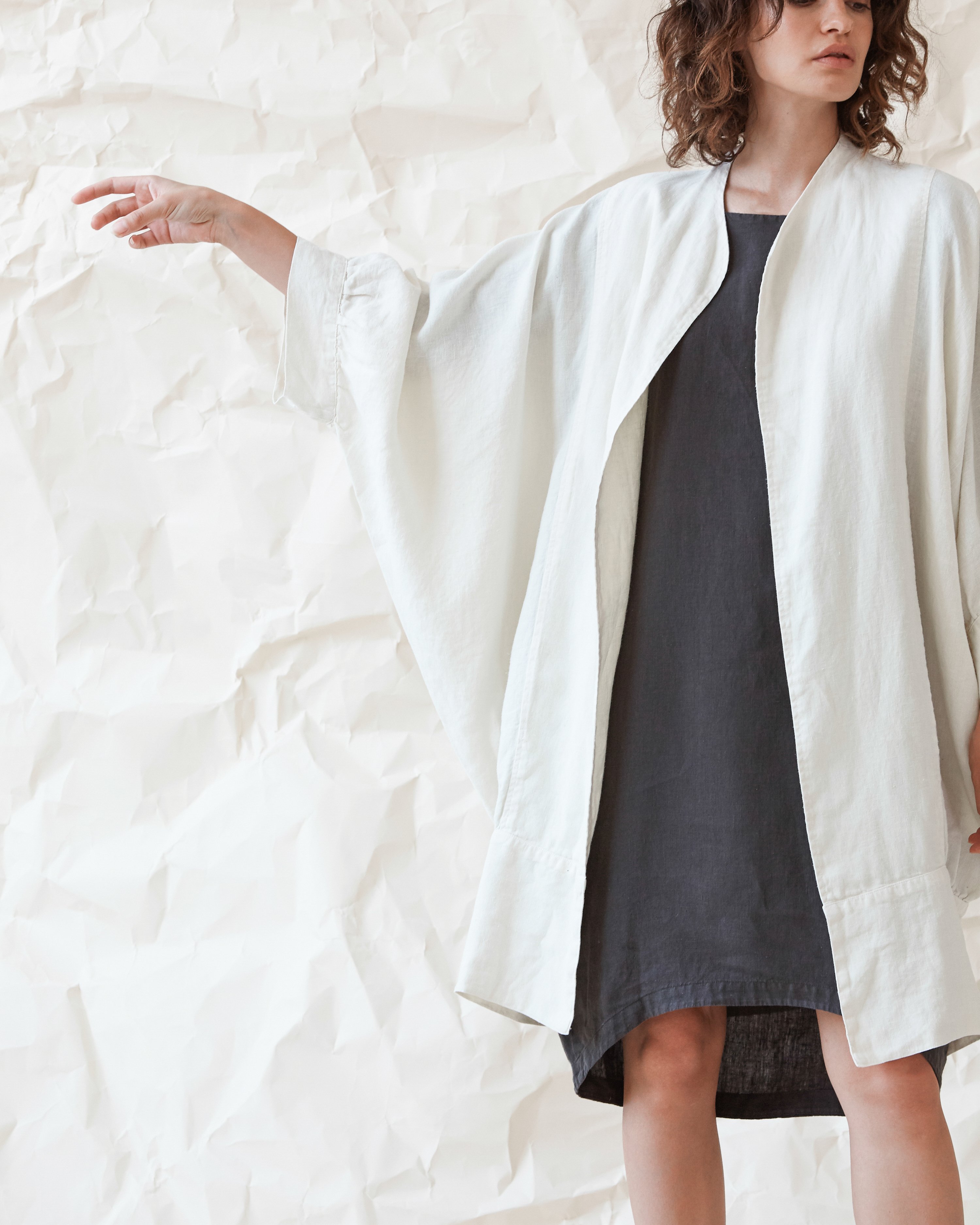 Black Crane Spoon Jacket - Cream | Garmentory
