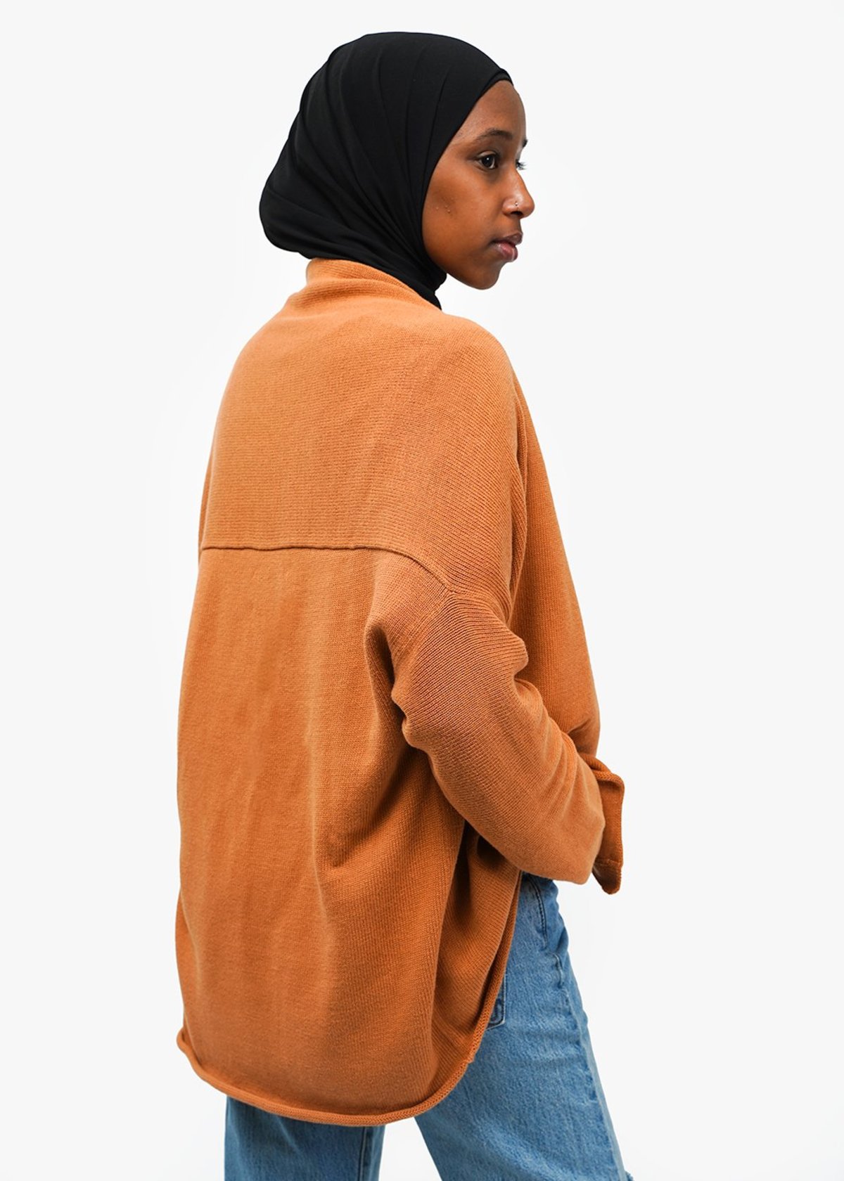 Lauren Manoogian Slouch Cardigan - Pottery | Garmentory