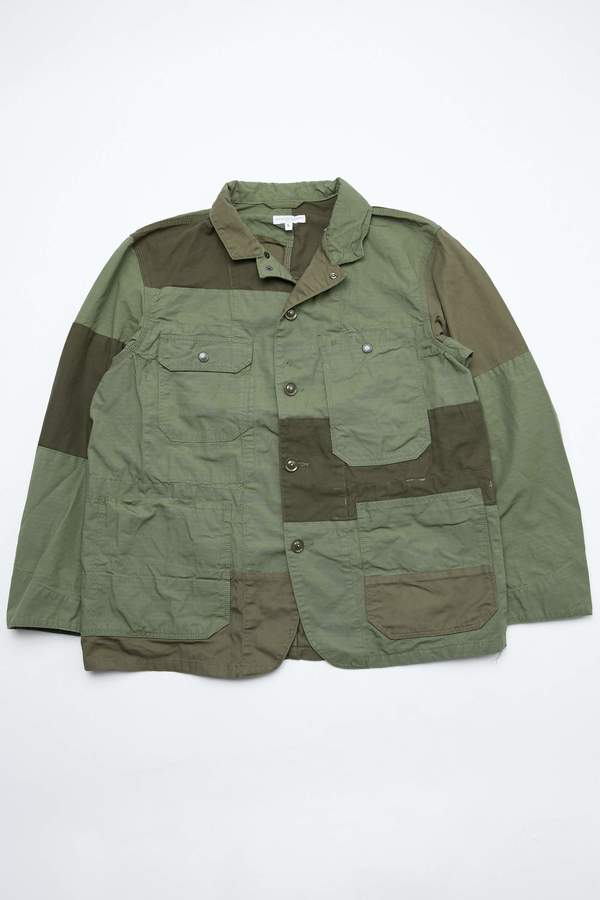 Engineered Garments Ripstop Cotton Logger Jacket - Olive | Garmentory