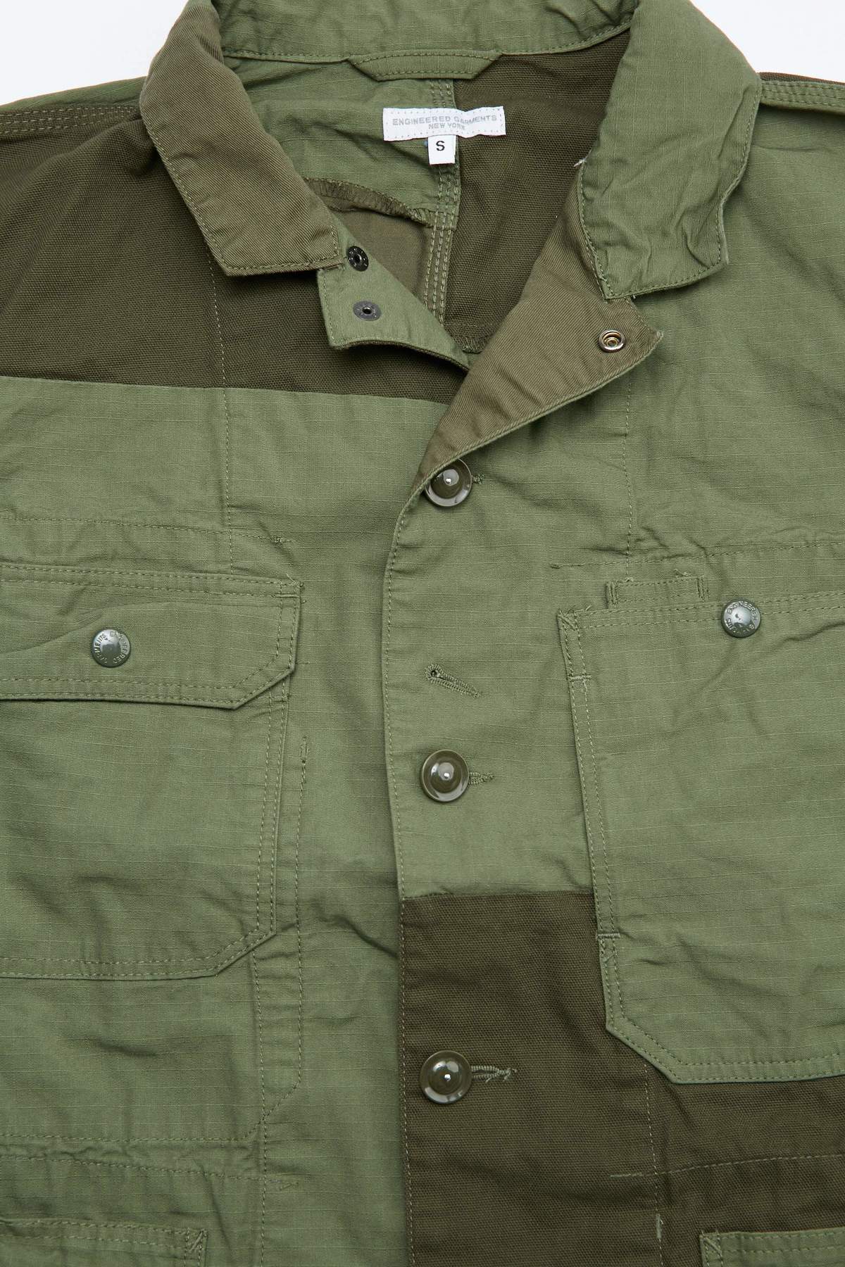 Engineered Garments Ripstop Cotton Logger Jacket - Olive | Garmentory