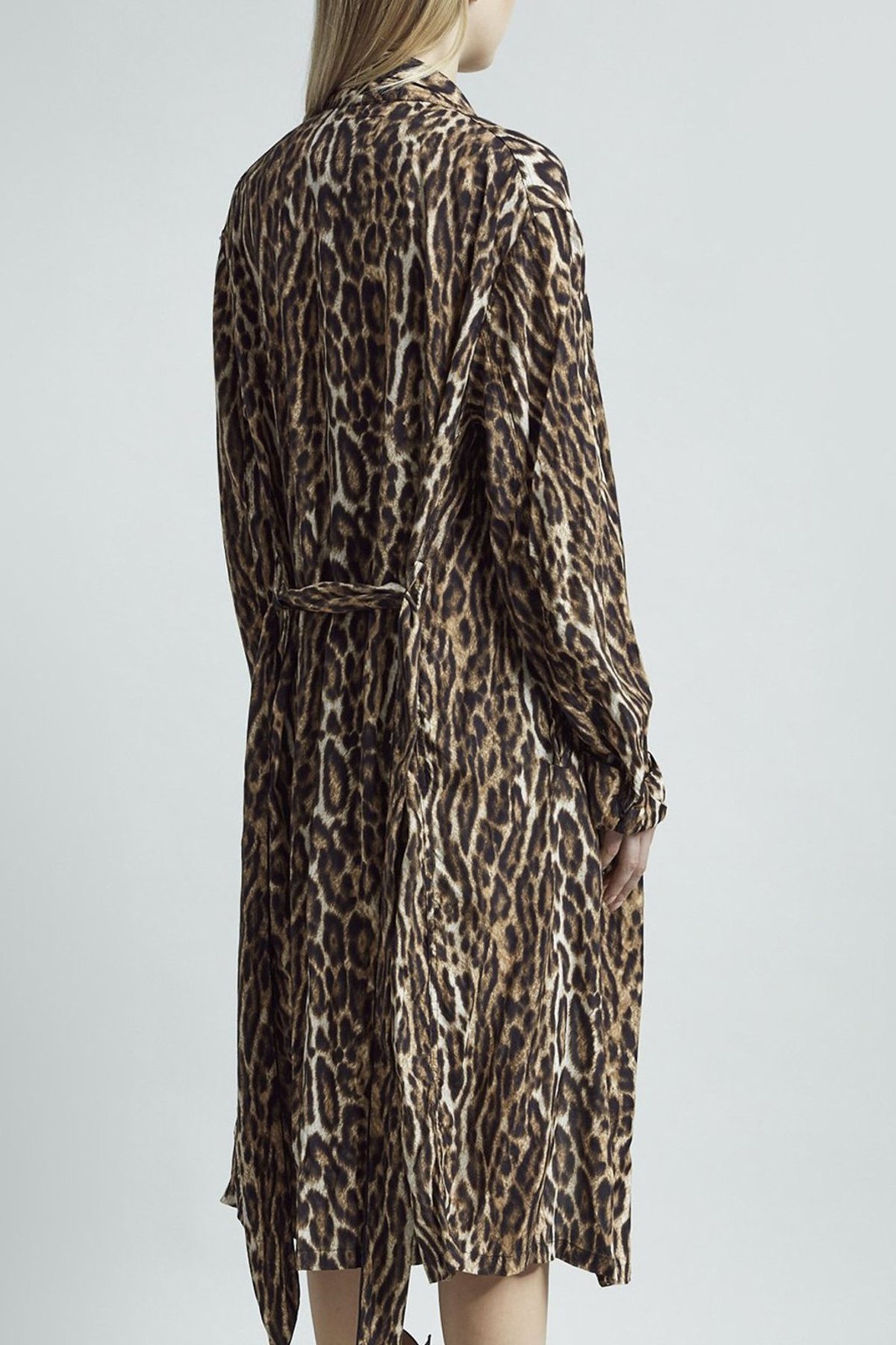 R13 Smoking Robe with Piping - Leopard | Garmentory