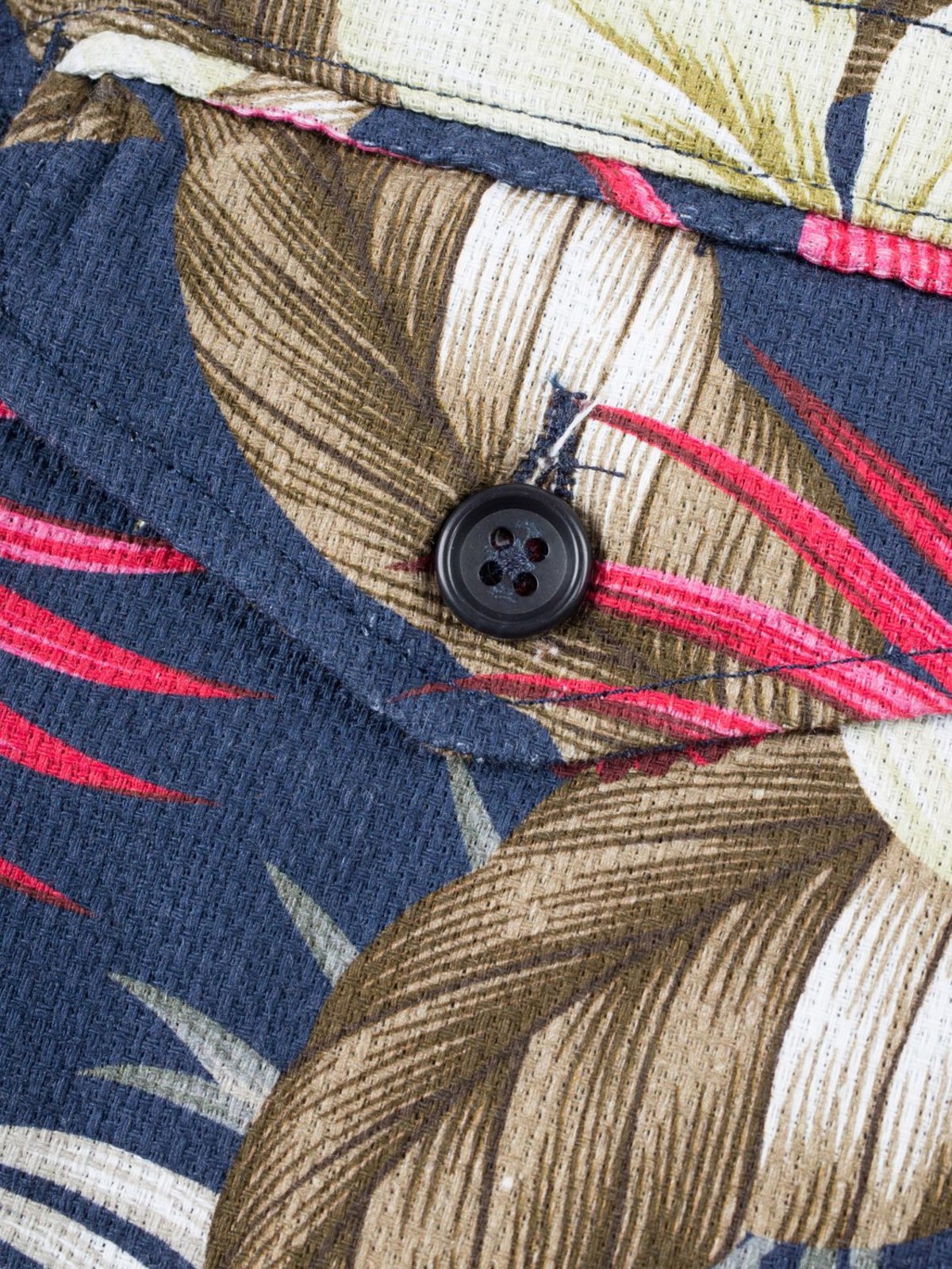 Engineered Garments Gurka Java Cloth Short - Navy Hawaiian Floral ...