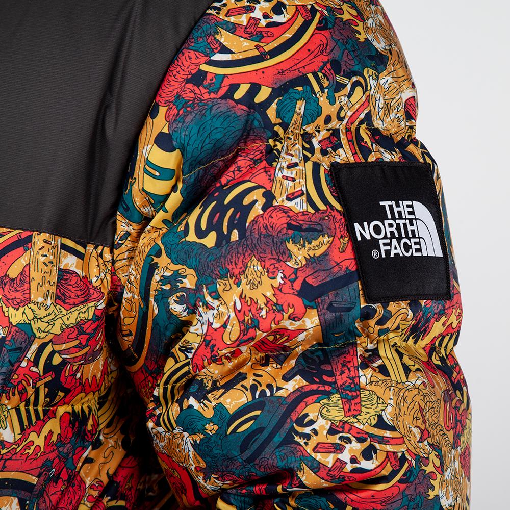 The North Face Black Box 1992 Nuptse Jacket / Leopard Yellow Genesis ...