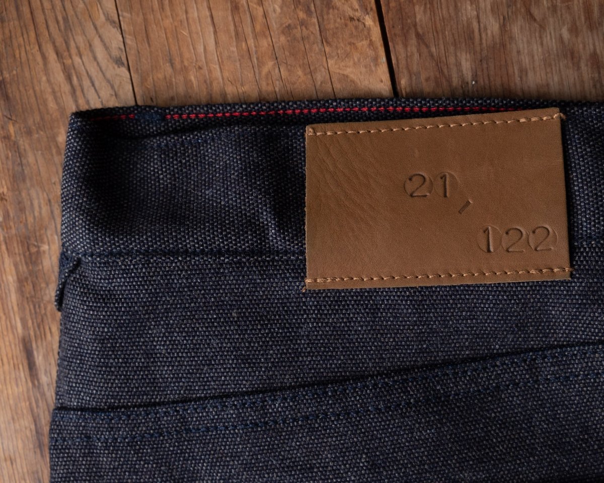 Raleigh Denim Workshop Raleigh Graham Bracken Canvas Jeans - Indigo ...