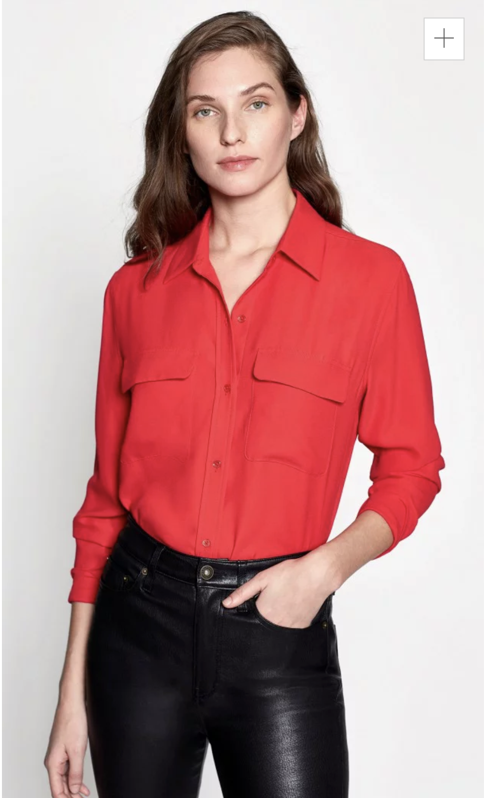 Equipment Signature Silk Blouse - Ecarlete | Garmentory