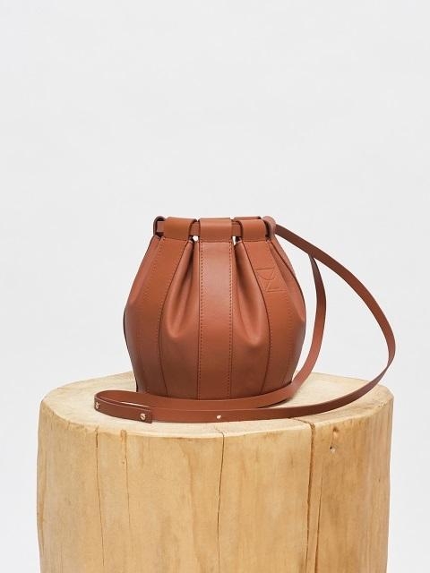 LOW CLASSIC Leather Drawstring Small Bag - Brown | Garmentory
