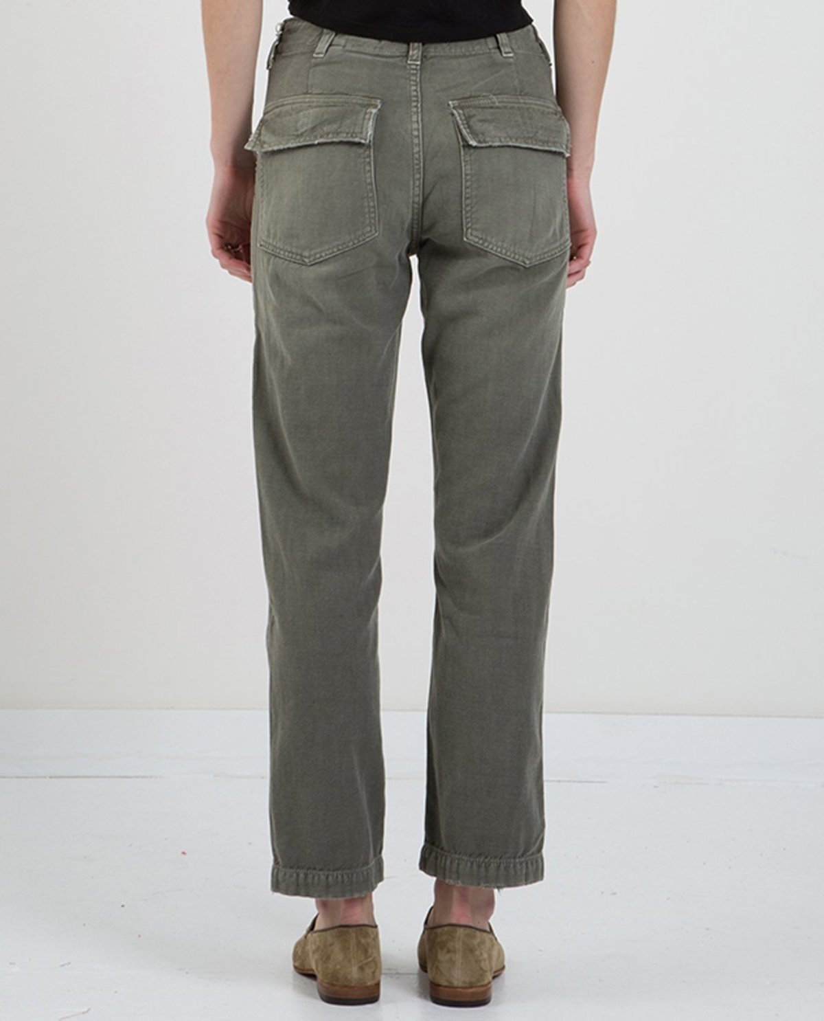 amo denim ARMY PANT - GRAY/GREEN | Garmentory