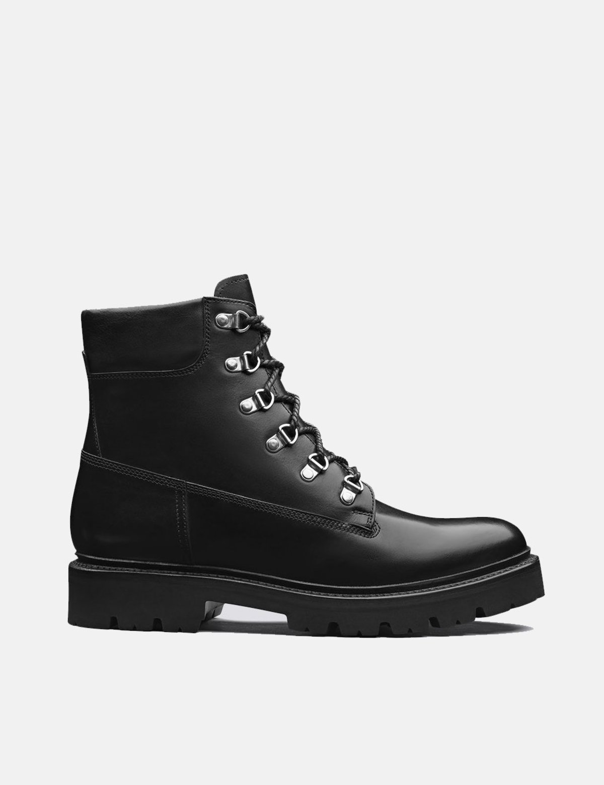 Grenson Rutherford Boot Leather - Black | Garmentory