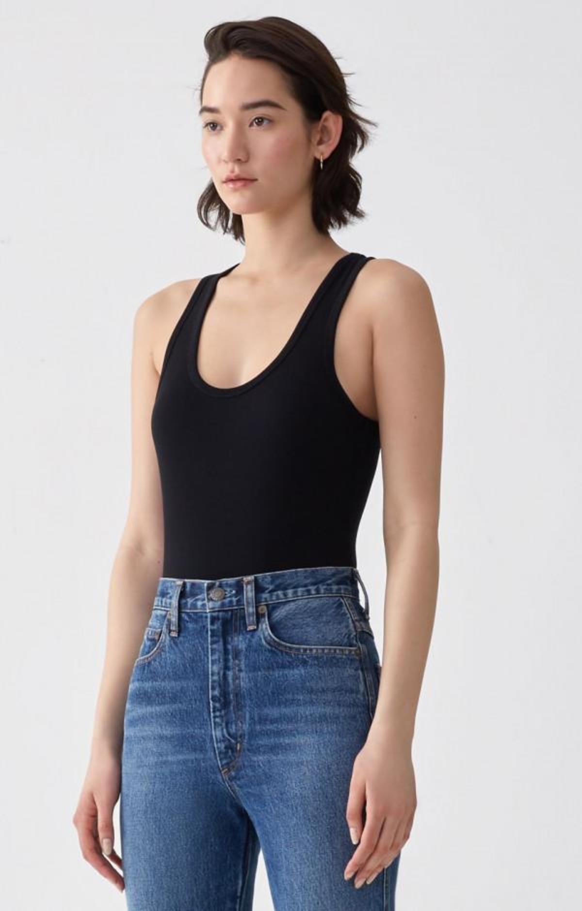 Agolde Rib Tank Bodysuit | Garmentory