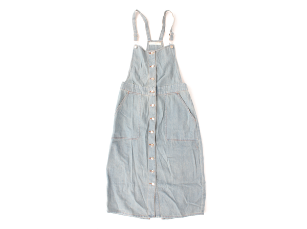 Capulet Front Button Overall Dress | Garmentory