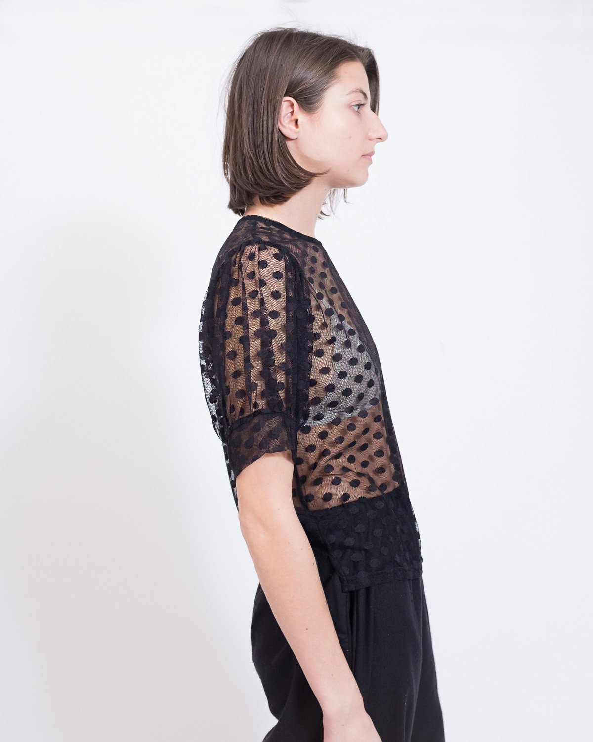 Baloot Black Dot Top | Garmentory