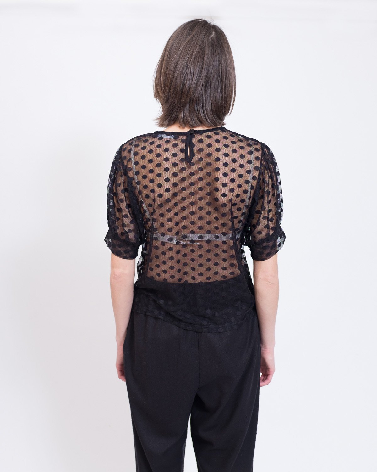Baloot Black Dot Top | Garmentory
