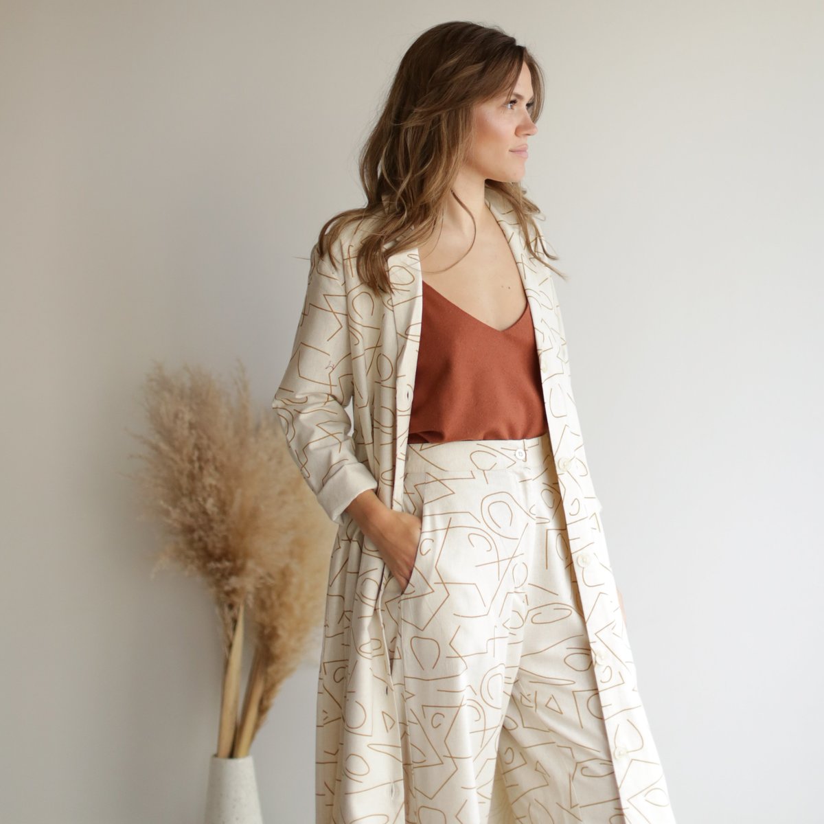 Ali Golden Straight Leg Pant - Lines | Garmentory