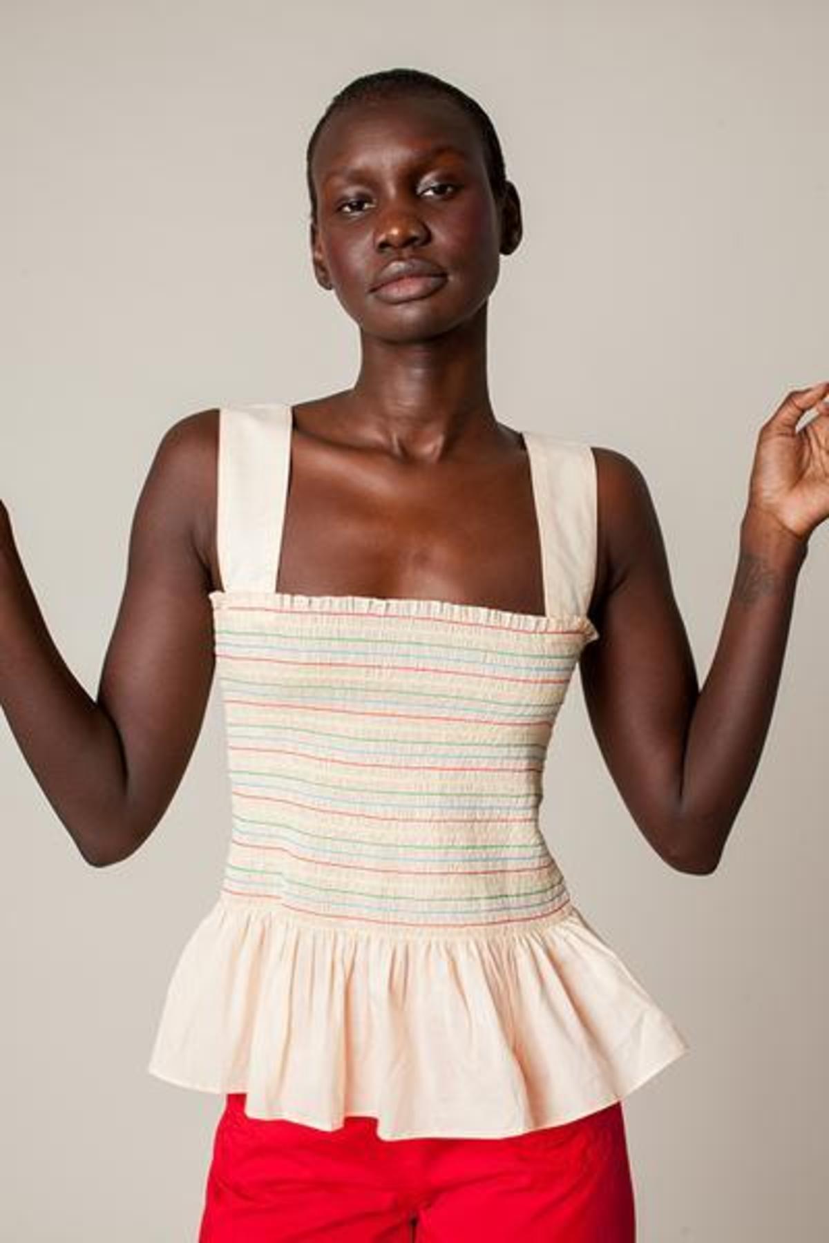 Rachel Antonoff Audrey Rainbow Top | Garmentory