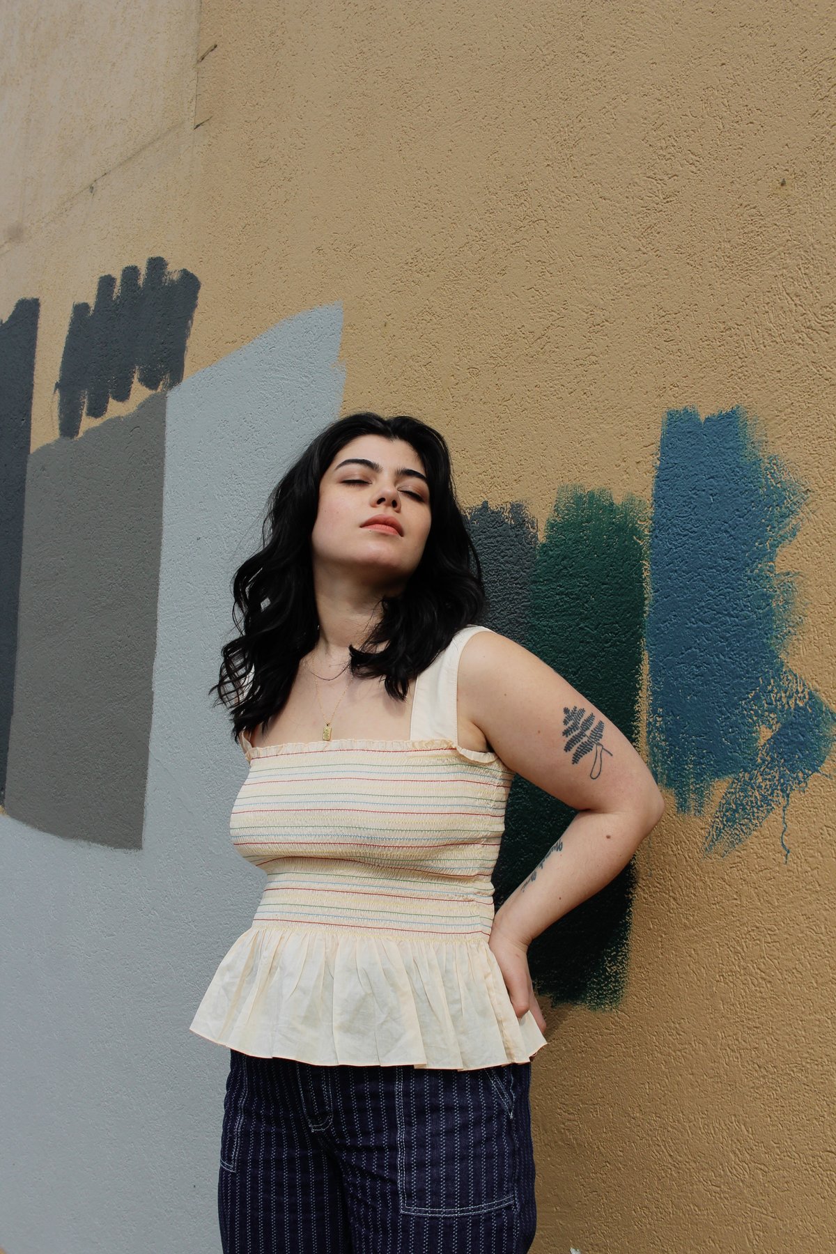 Rachel Antonoff Audrey Rainbow Top | Garmentory