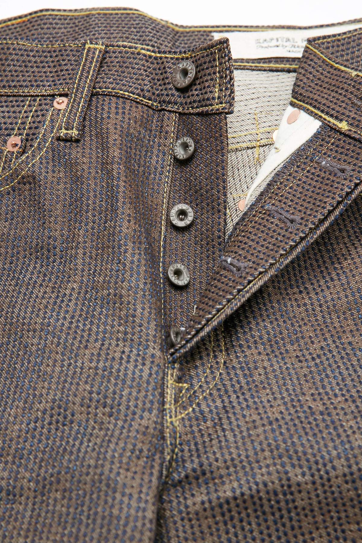 Kapital N5S Century Denim 5P - Stone | Garmentory