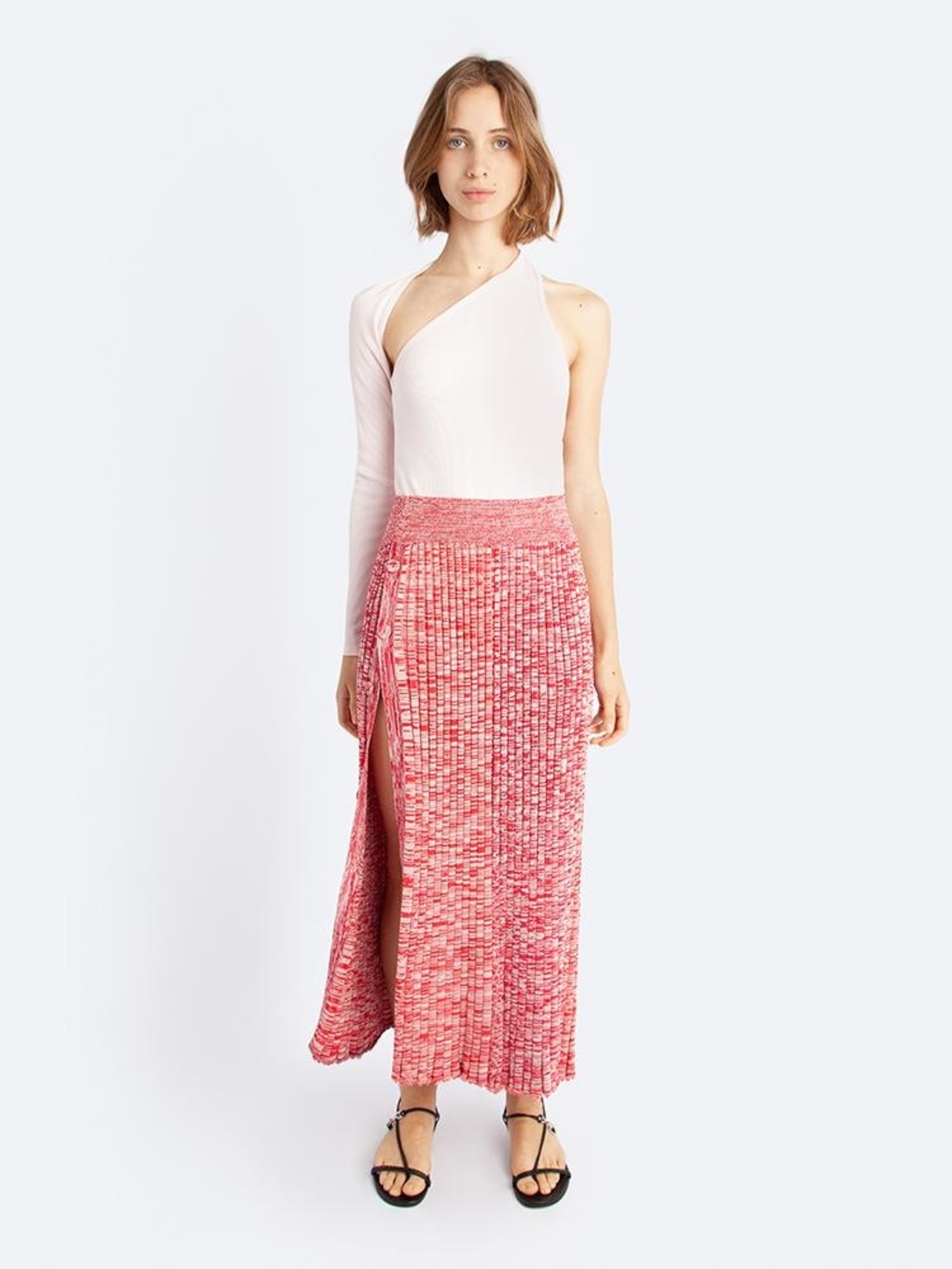 Christopher Esber Asymmetrical One Sleeve Halter Top | Garmentory