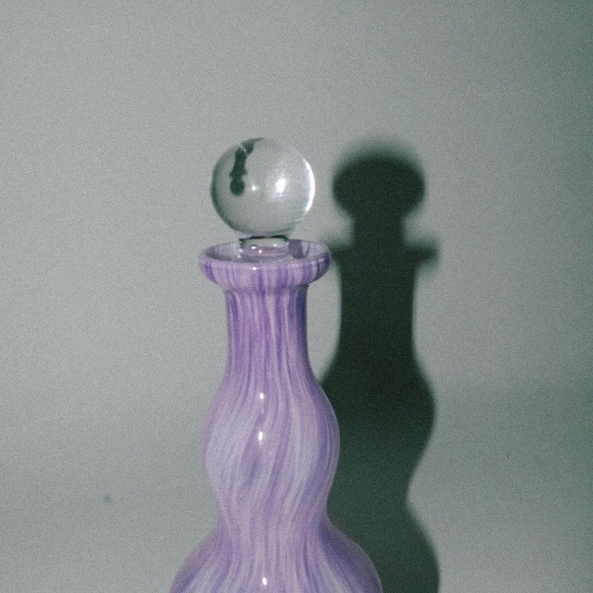 VINTAGE Leigh Collective Italian Perfume Vessel - Purple/White | Garmentory