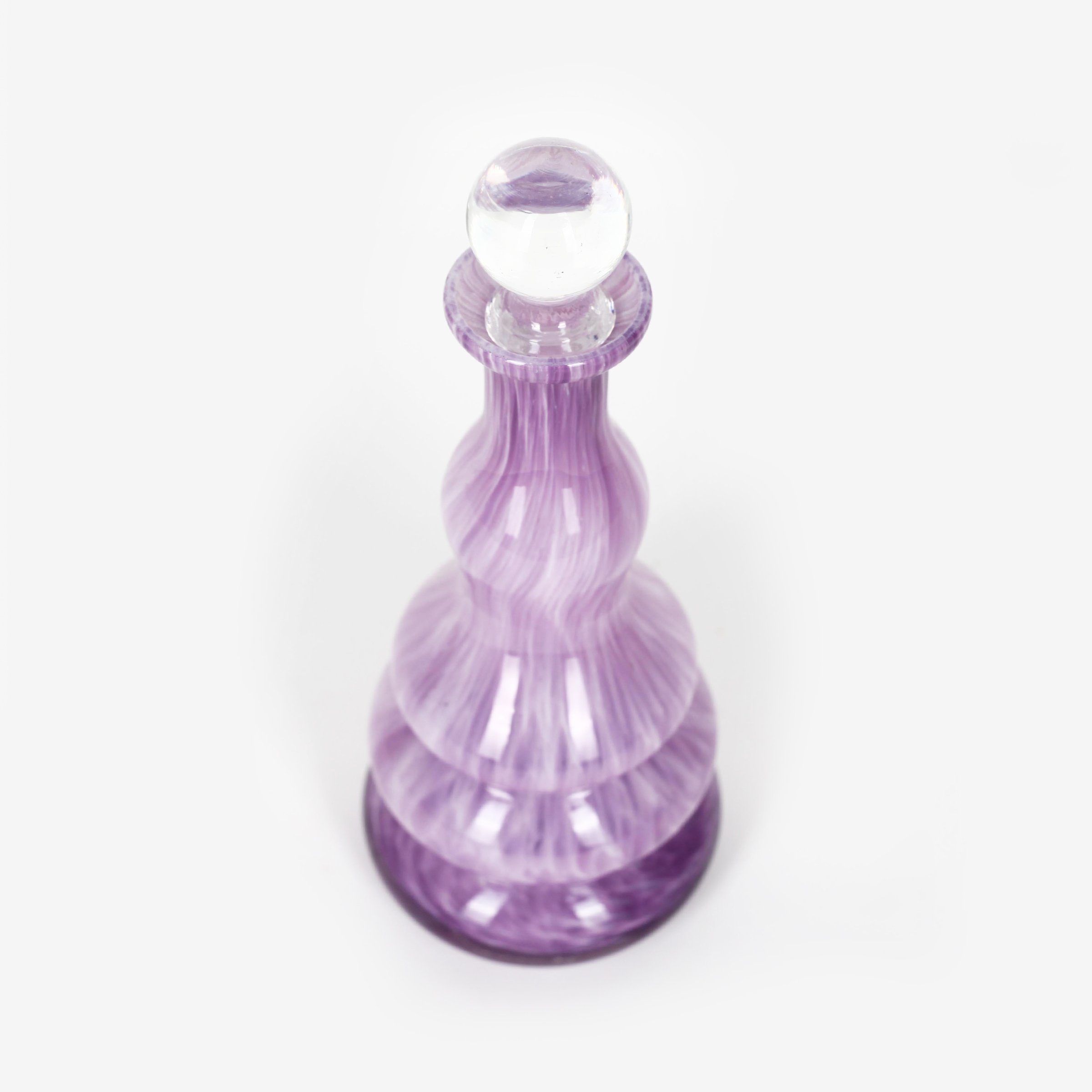 VINTAGE Leigh Collective Italian Perfume Vessel - Purple/White | Garmentory