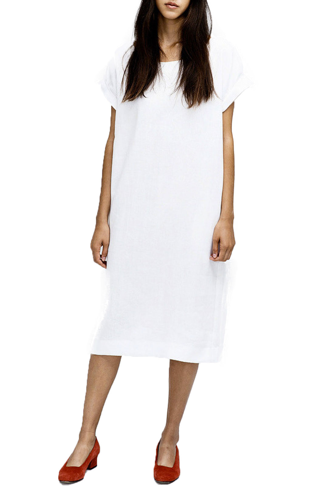 Horses Atelier Long Sack Dress | White | Garmentory