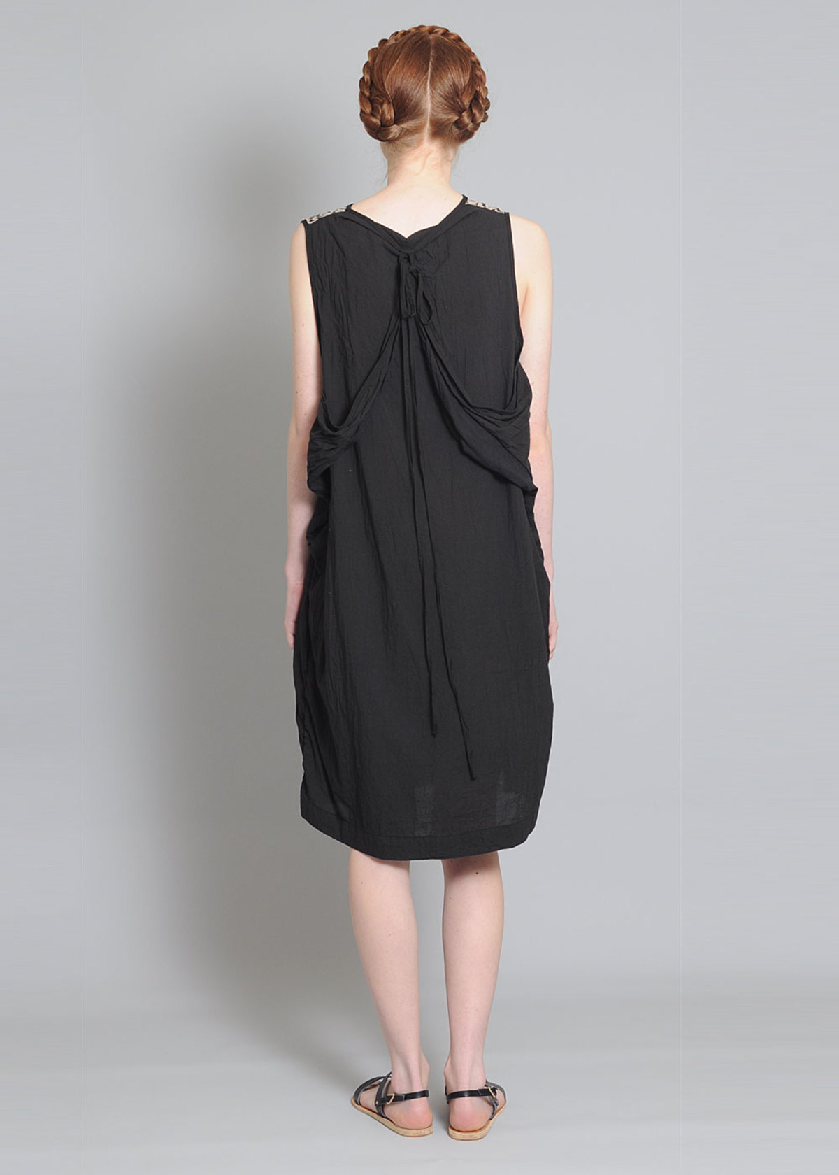 Uzi Black Feather Dress | Garmentory