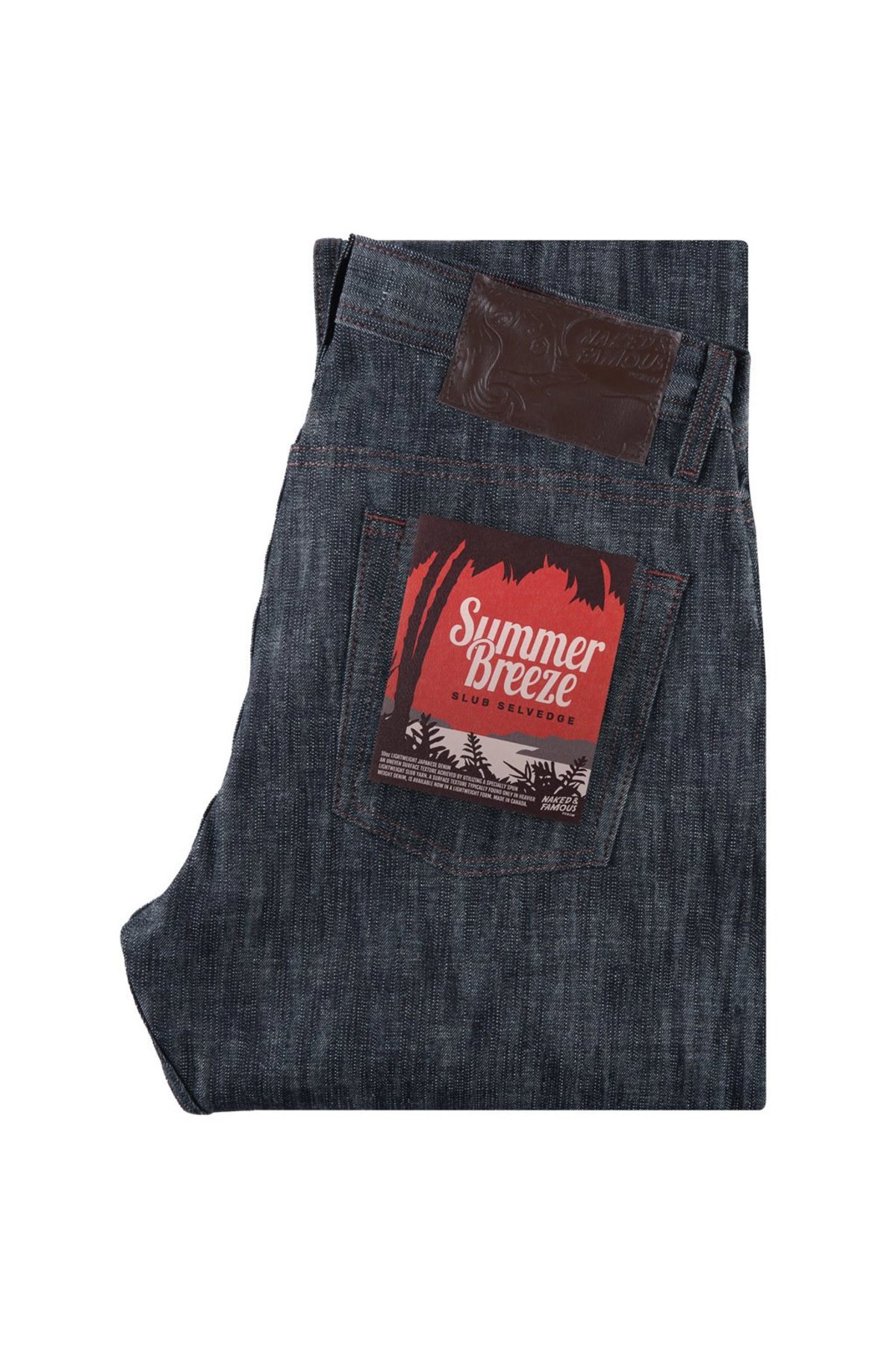 NAKED & FAMOUS Summer Breeze Slub Selvedge Denim - Weird Guy Fit ...