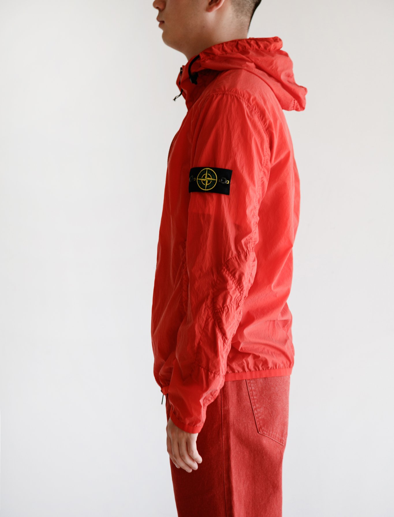 Stone Island Lamy Velour Jacket - Red | Garmentory