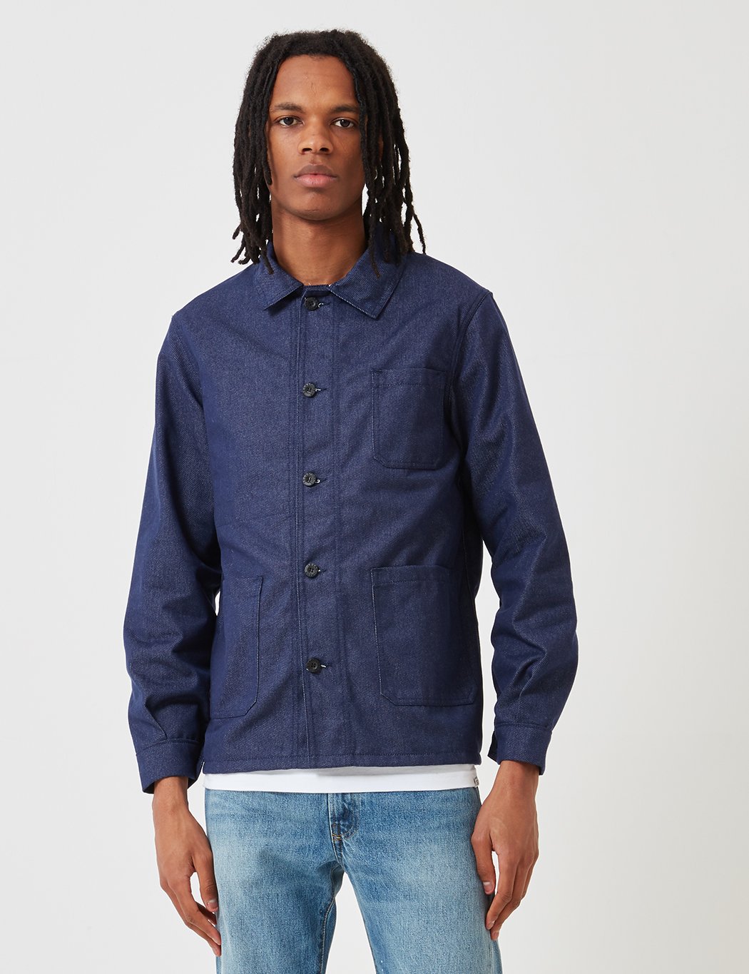 Le Laboureur Denim Work Jacket - Indigo | Garmentory