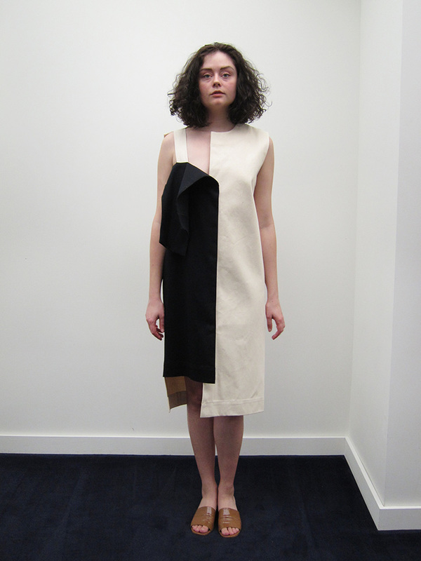 Nancy Stella Soto Offset Denim Front Flap Dress | Garmentory