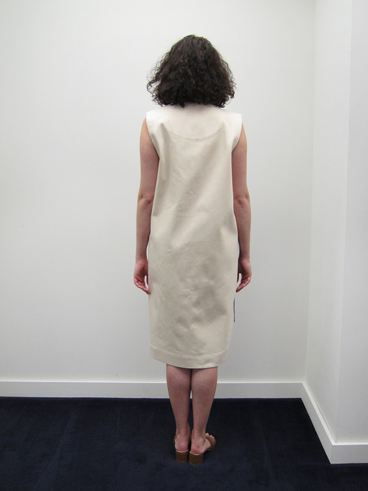 Nancy Stella Soto Offset Denim Front Flap Dress | Garmentory