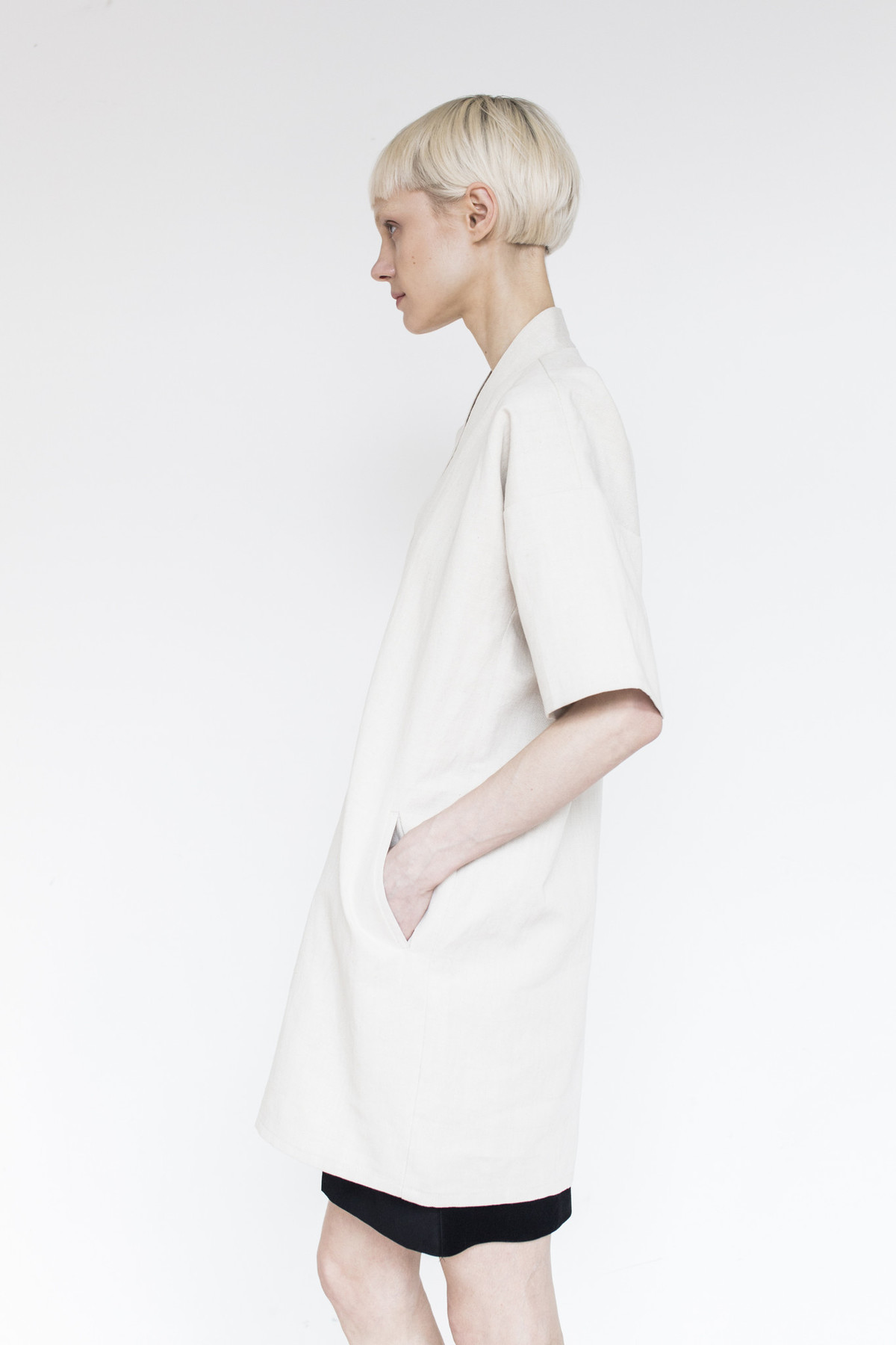 Assembly Cotton Karate Dress - Natural | Garmentory