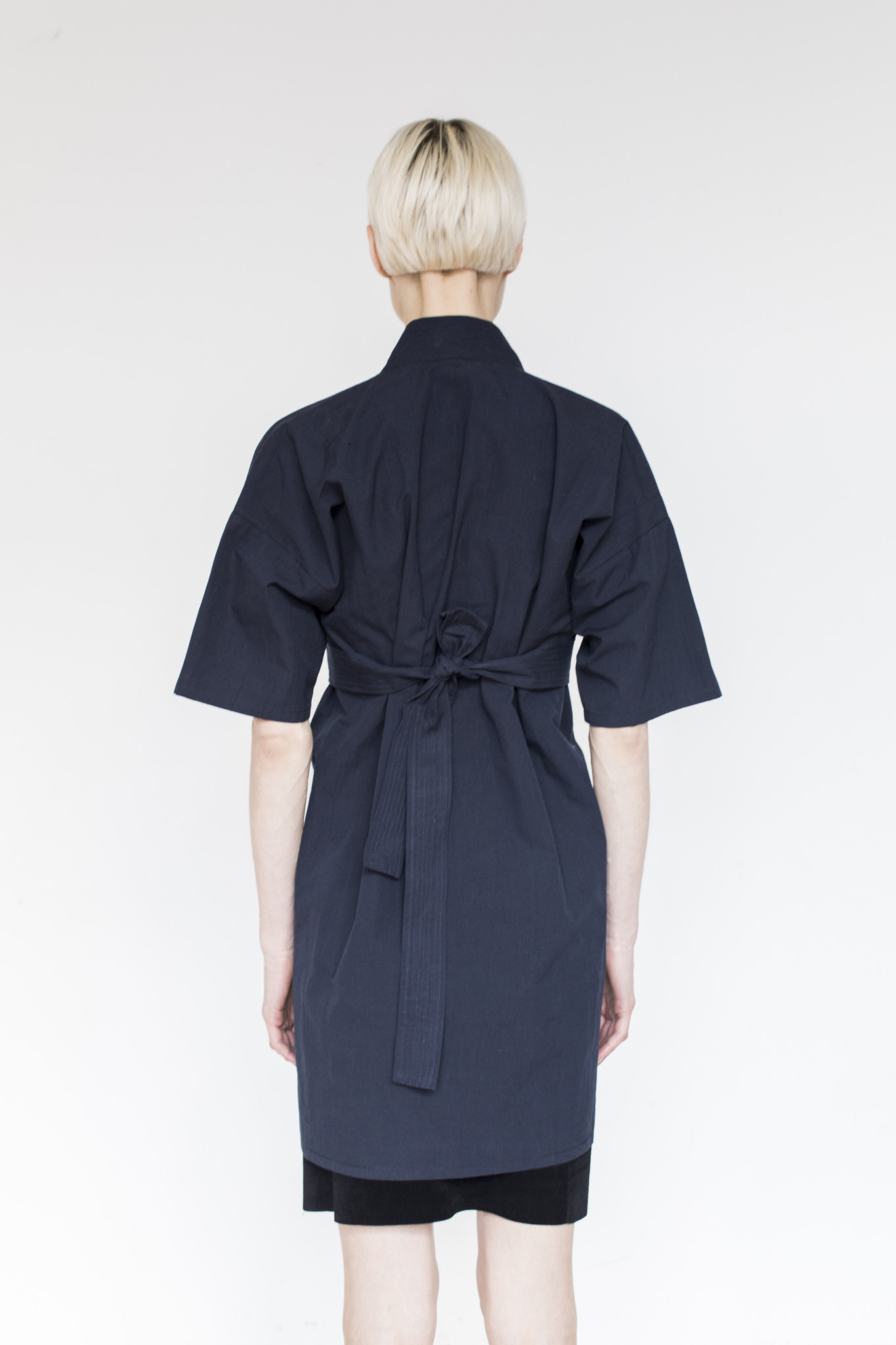 Assembly Cotton Karate Dress - Navy | Garmentory