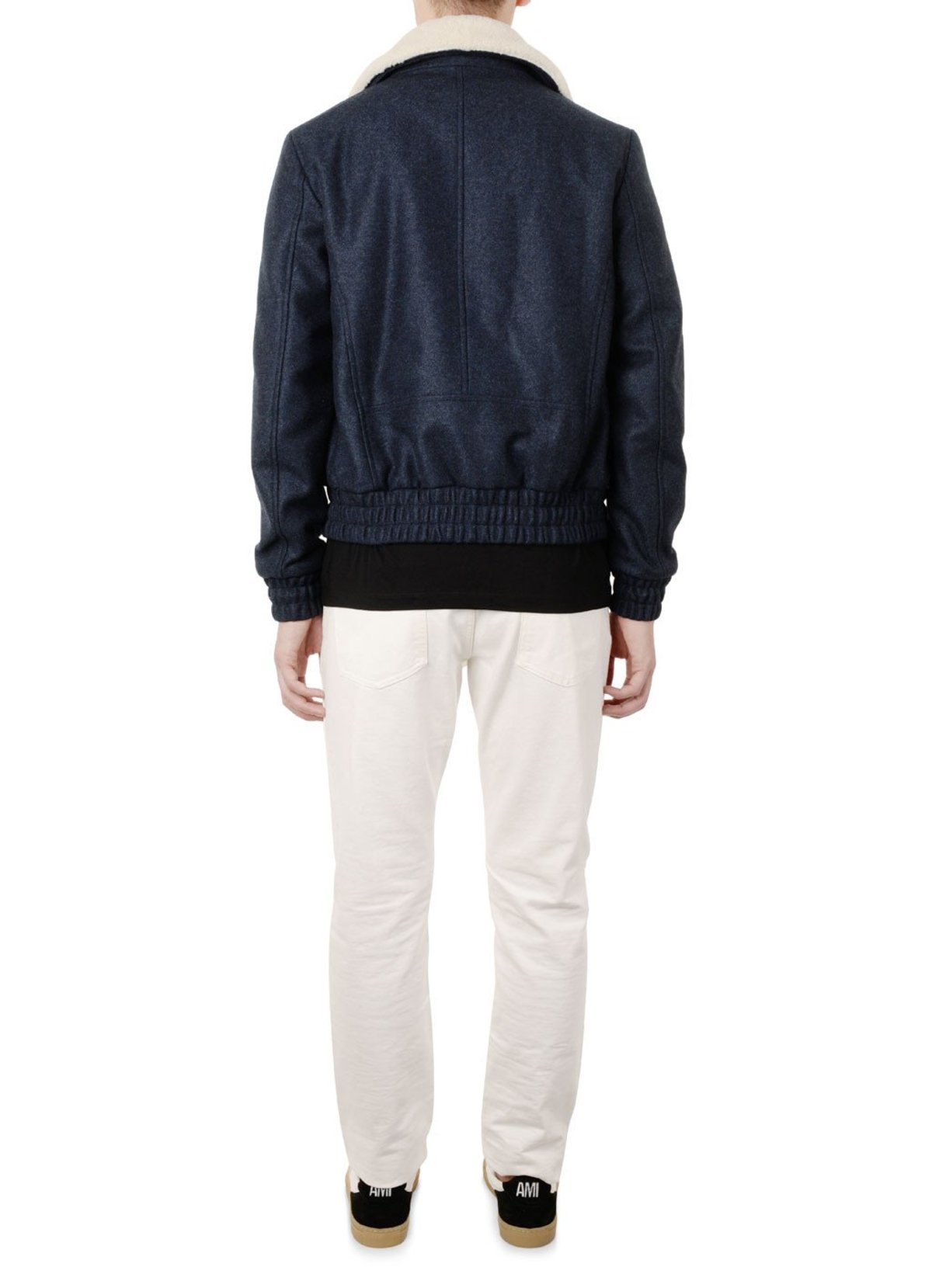 AMI SHEARLING COLLAR | Garmentory