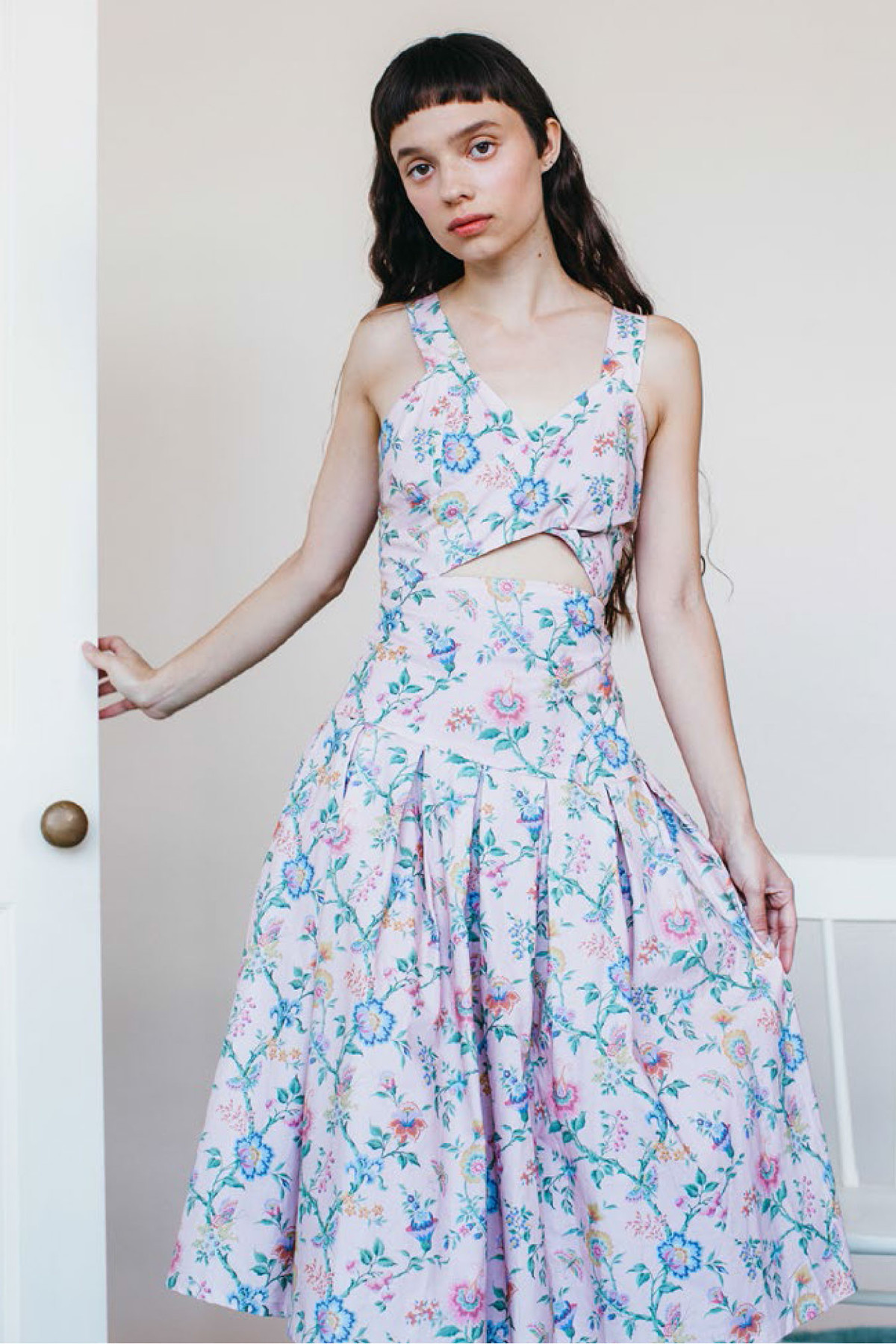 Samantha Pleet Curtain Dress | Garmentory
