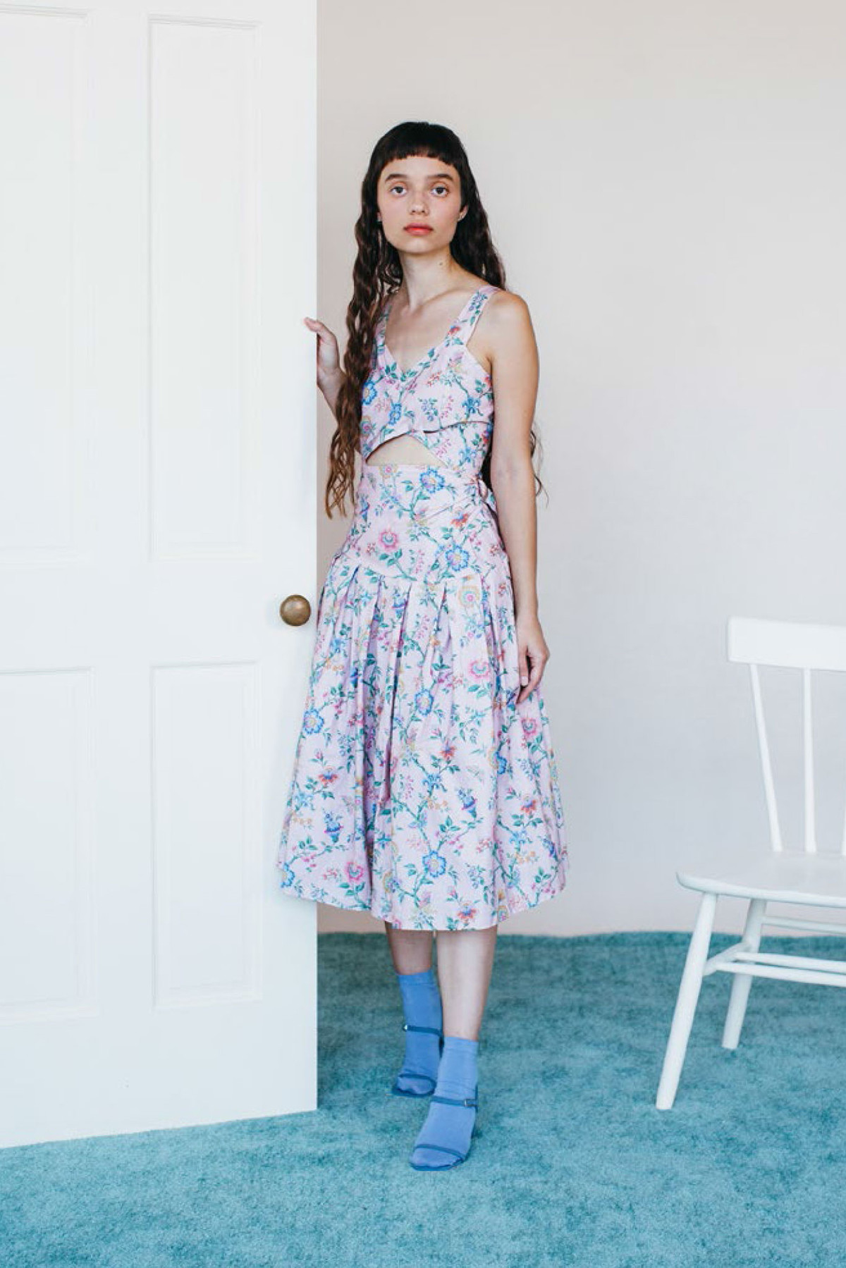 Samantha Pleet Curtain Dress | Garmentory