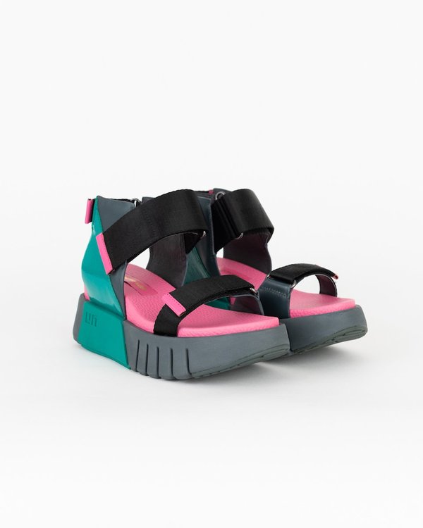 United Nude Delta Run Sandals - Pink/Green | Garmentory