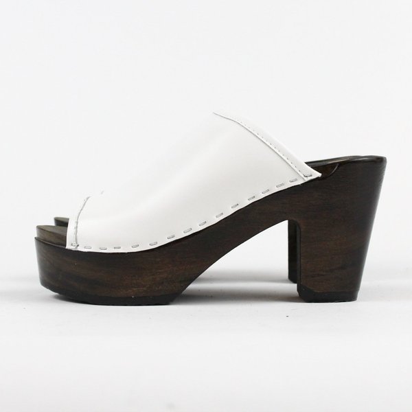 No.6 Daria Clog on Platform - white | Garmentory
