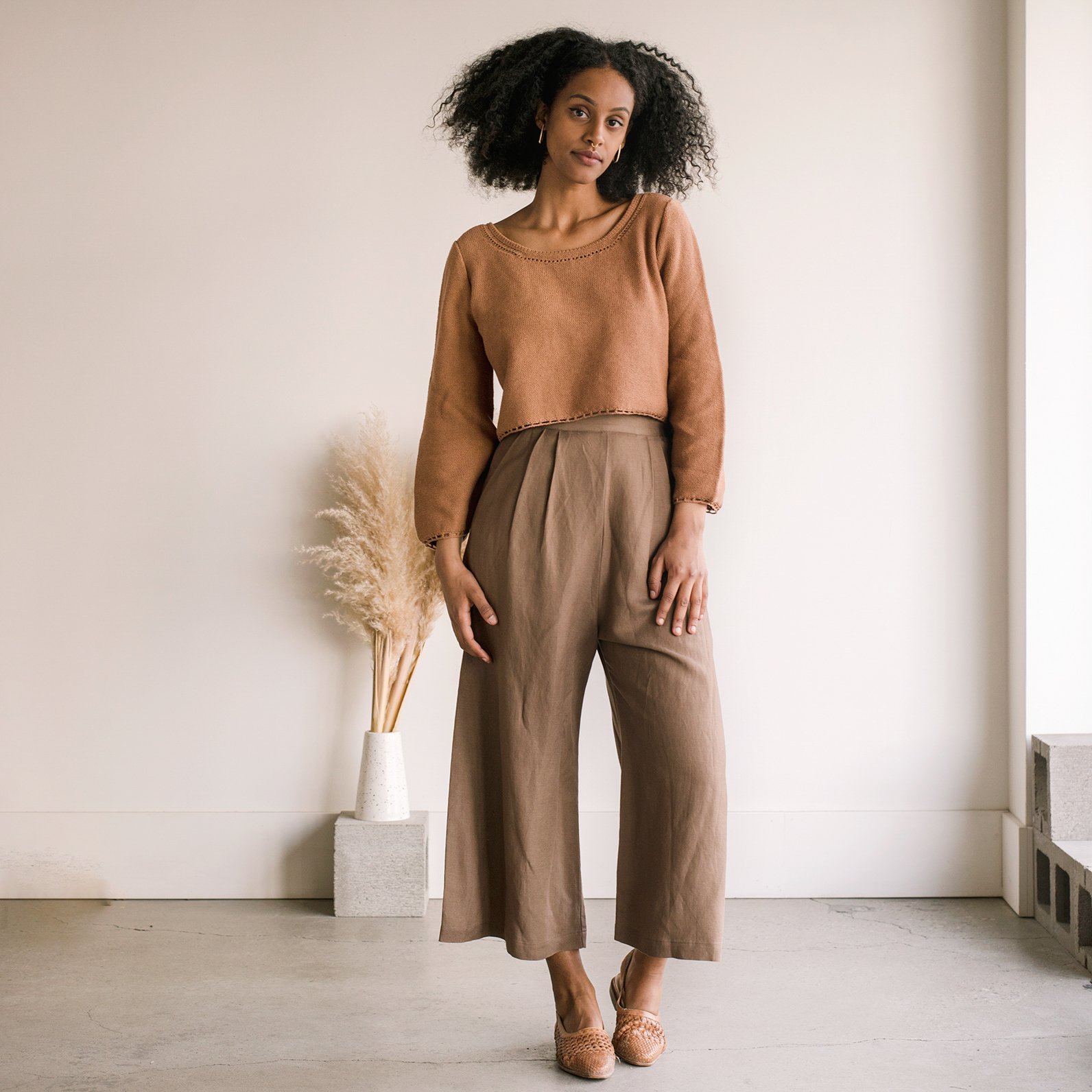 First Rite Crop Culotte | Garmentory