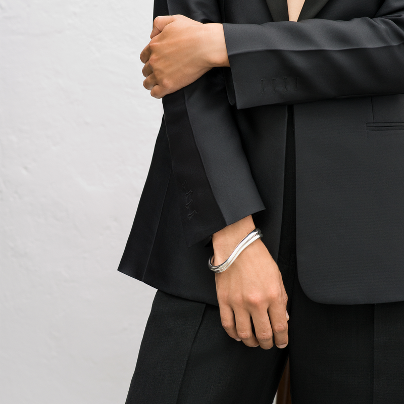 AGMES Gabriela Bangle - Silver | Garmentory